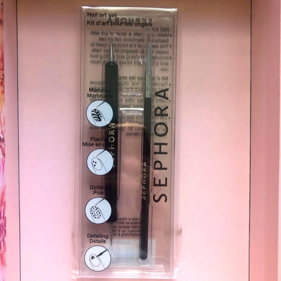 Sephora | Bath & Body | Sephora Nail Art Tools Set Paint Brush Marbling ...